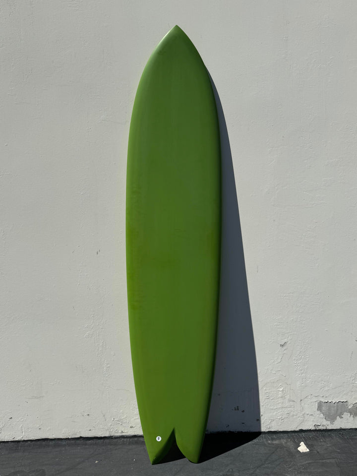 Kookapinto Shapes | 6'8" Thin Twin Clear Fish Surfboard