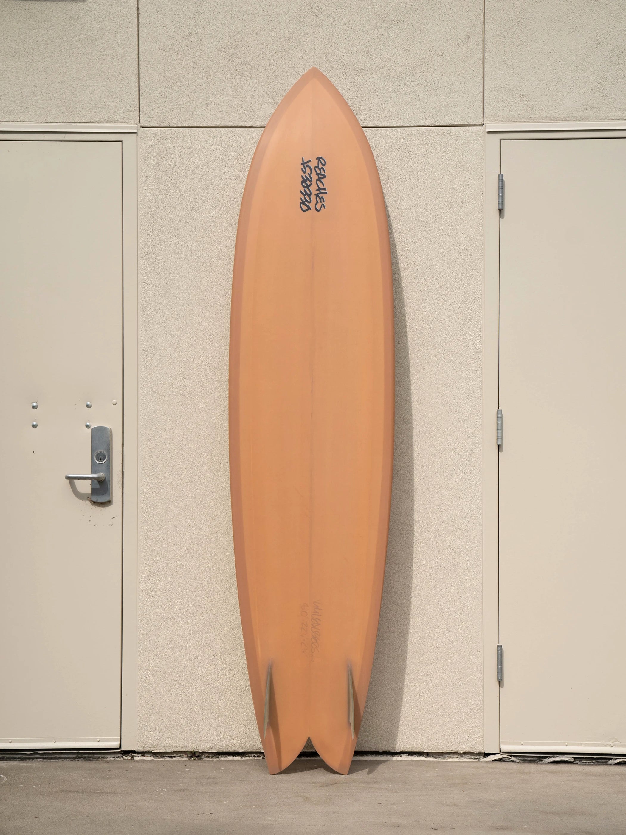 Deepest Reaches | 8’0” Mega Fish Coral Peach Surfboard