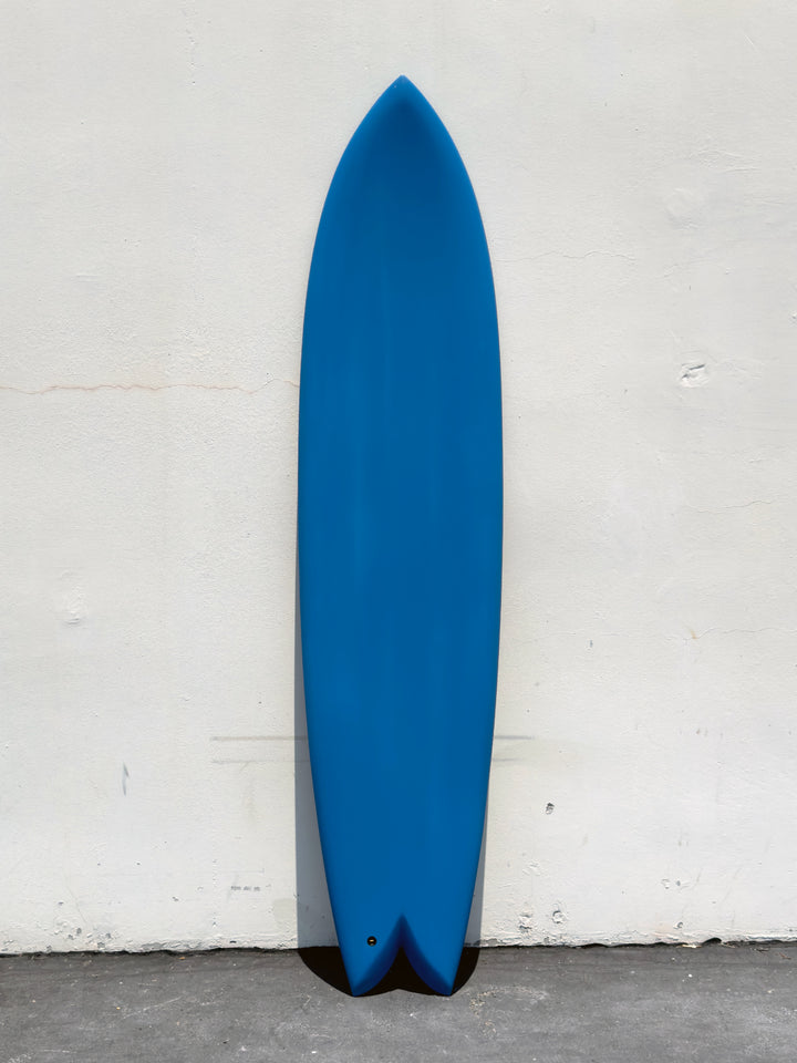Kookapinto Shapes | 6'8" Thin Twin Clear Fish Surfboard