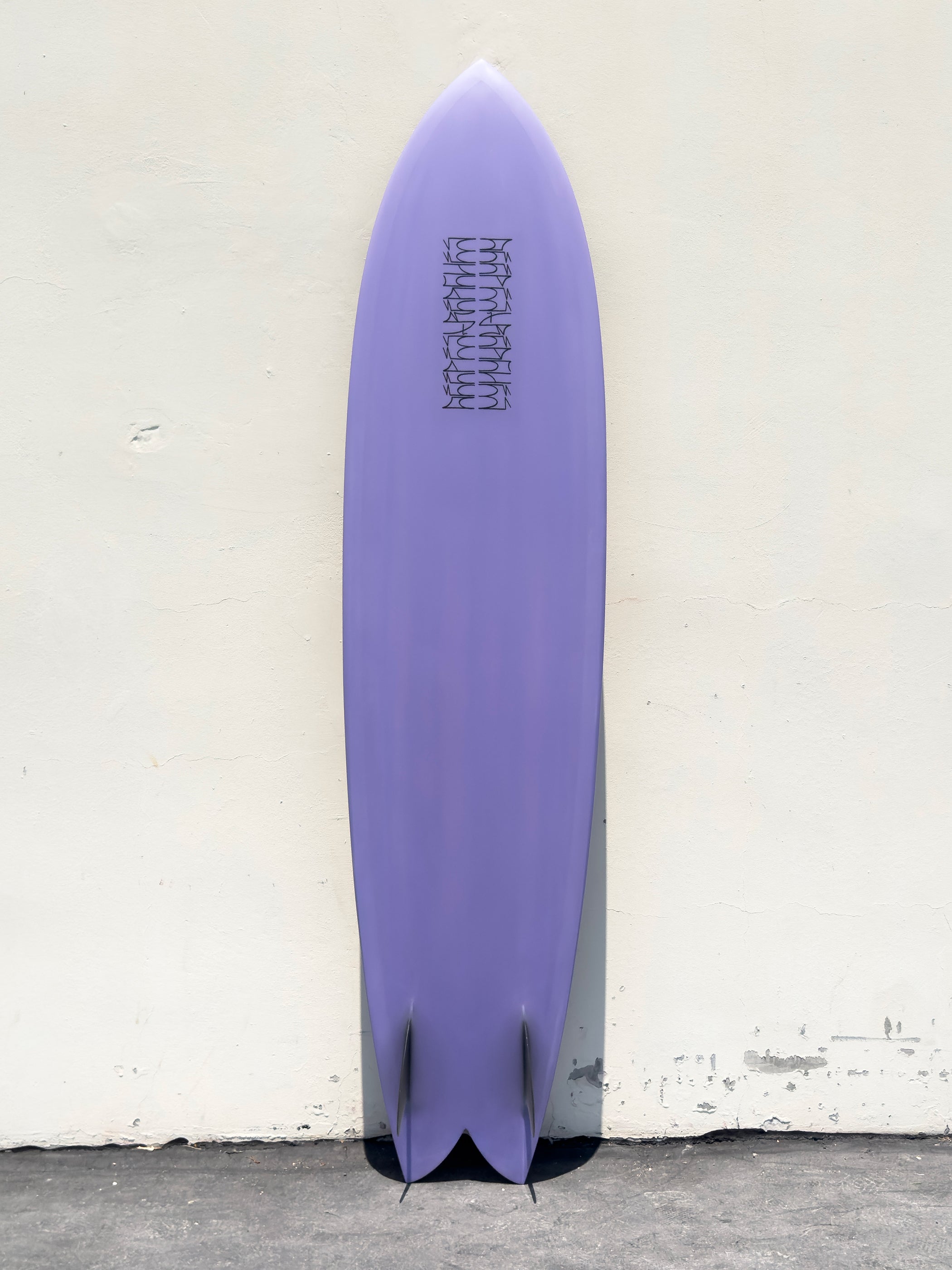 Deepest Reaches | 8'0” Mega Fish Romantic Moment Purple Surfboard