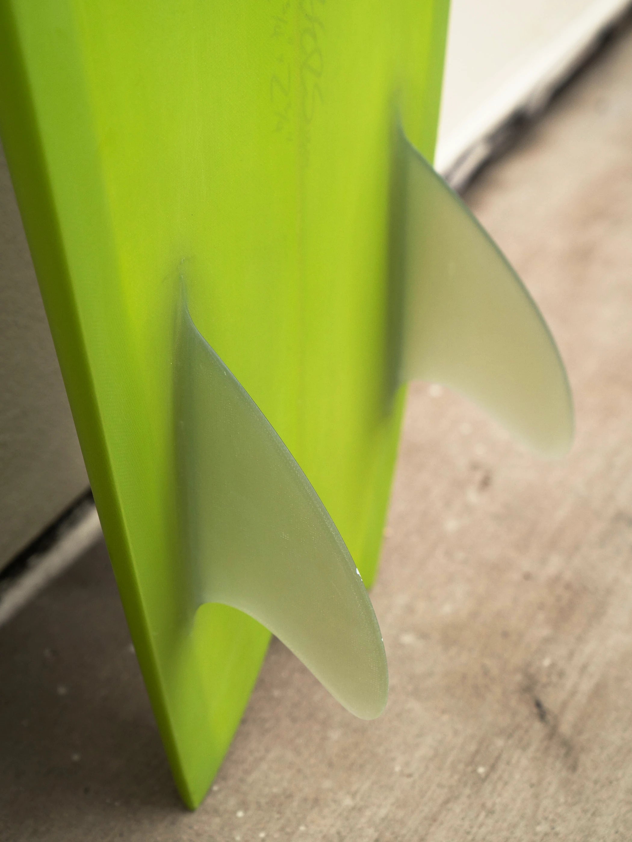 Deepest Reaches | 8’6” Mega Fish Lime Green Surfboard