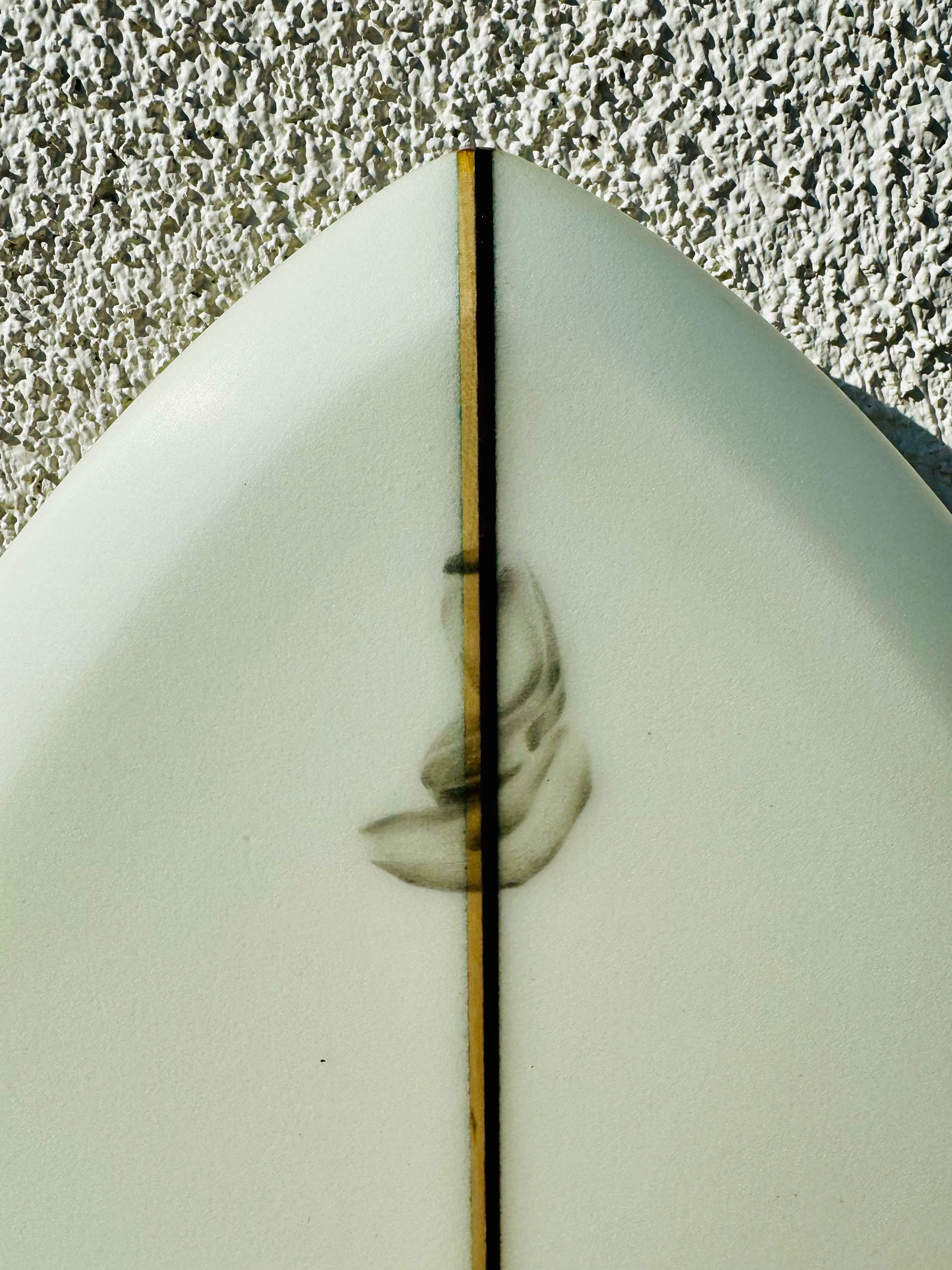 Derrick Disney | Keel Fish 5’3” Clear Surfboard