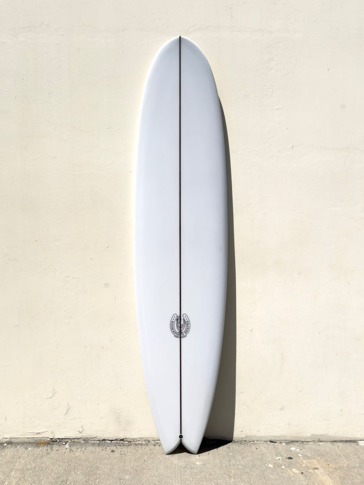 Kookapinto Shapes | 6'8" Thin Twin Clear Fish Surfboard