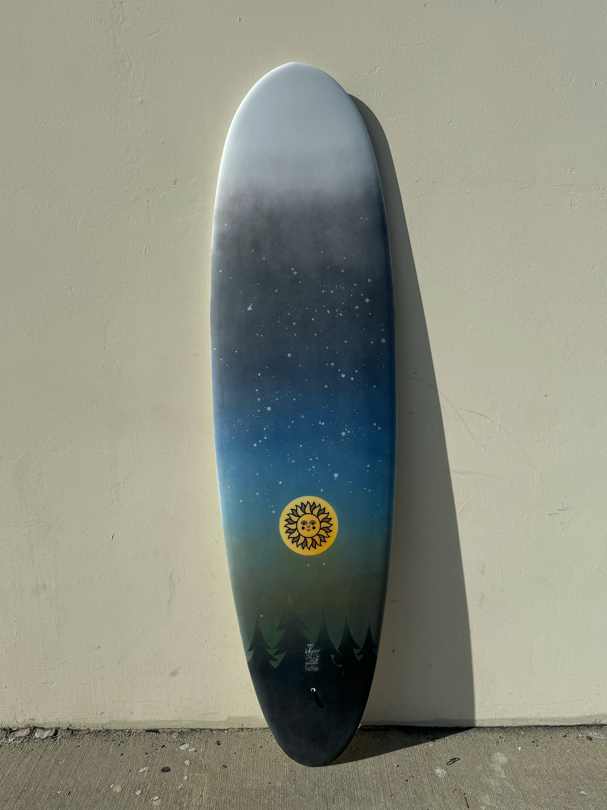 Koz McRae SurfingBoards | 7'0" Laguna Hull / Moon Rise Art Surfboard