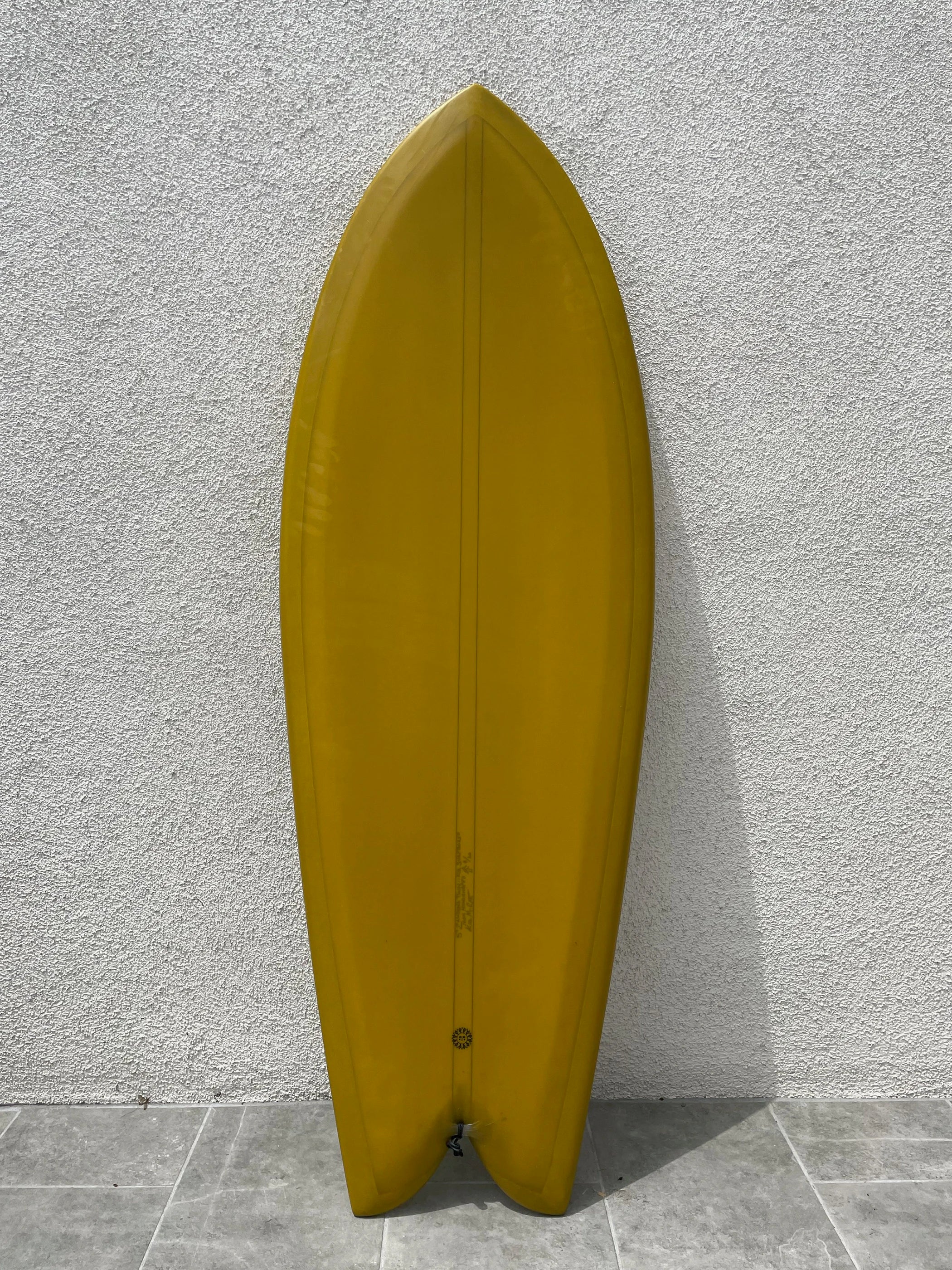 Koz McRae SurfingBoards | 5’4” Zandona Twin Gold Clear Surfboard (USED