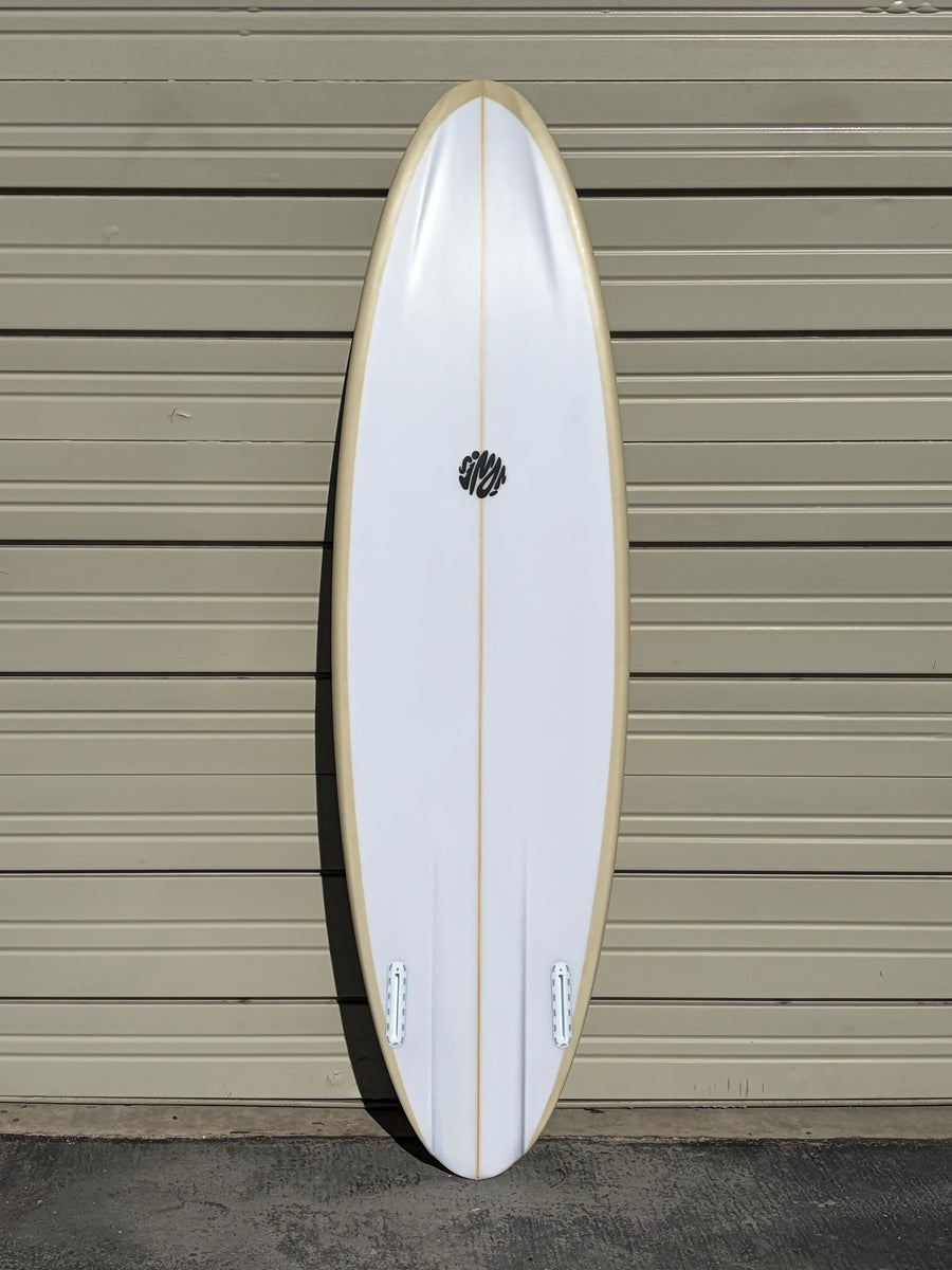 Simon Jones Designs | 6’2” Remote Location Cream Surfboard