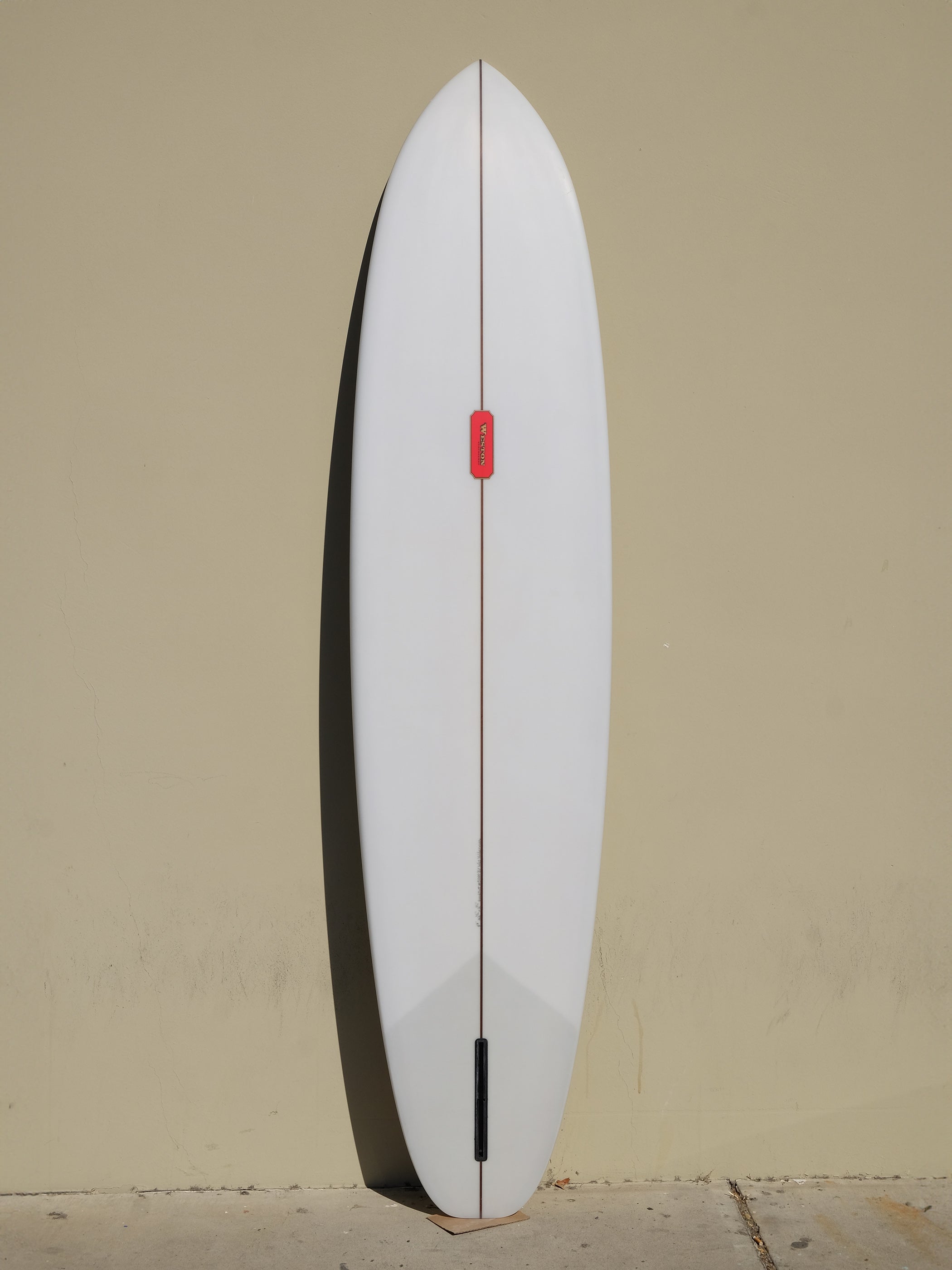 WESTON Surfboards // 8'6'' Goodfoot // Light Gray Surfboard