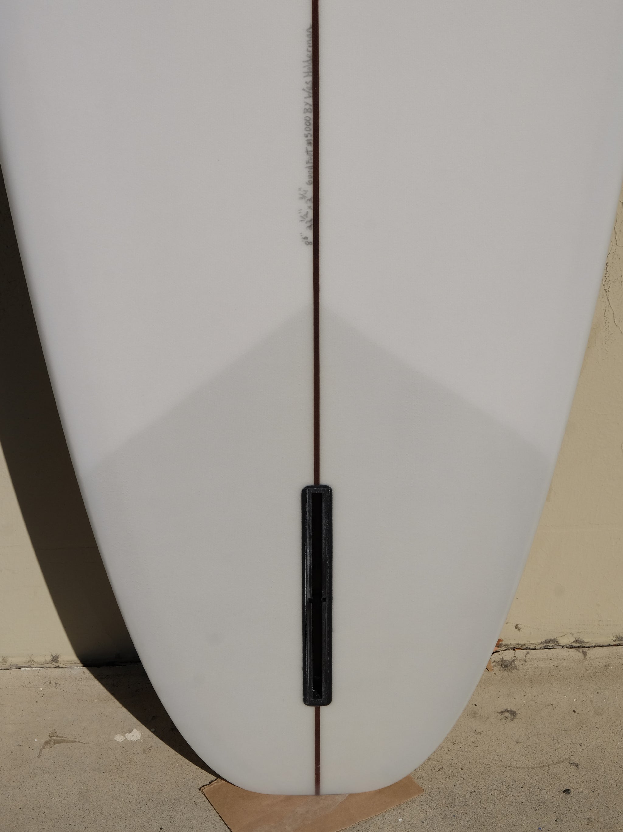 WESTON Surfboards // 8'6'' Goodfoot // Light Gray Surfboard