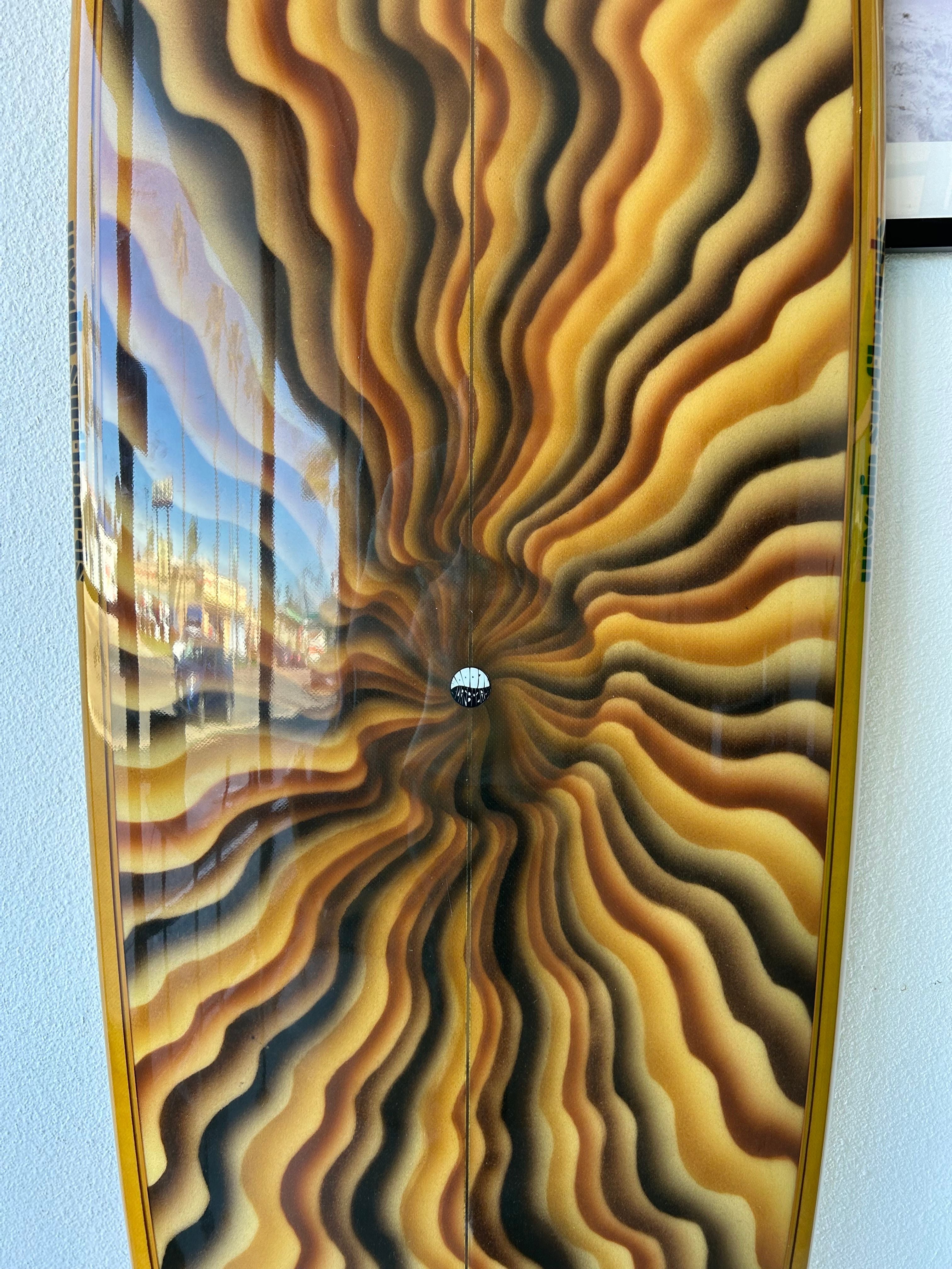 Woodin Surfboards | 7’0" MIDI in Psychedelic Spray Surfboard