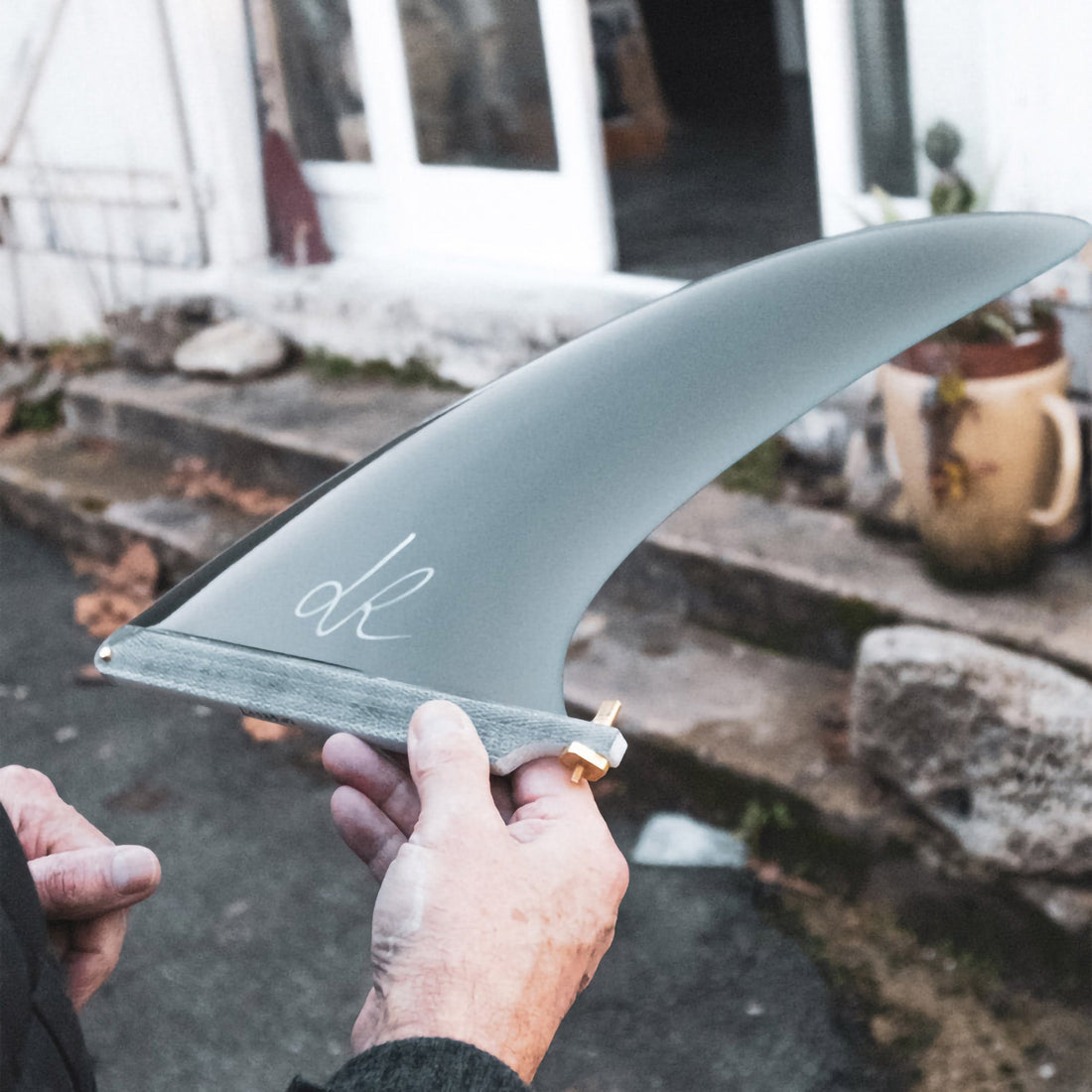 Deflow | 9.9” Luc Rolland Tiburon Single Fin Black - SurfBored Shop