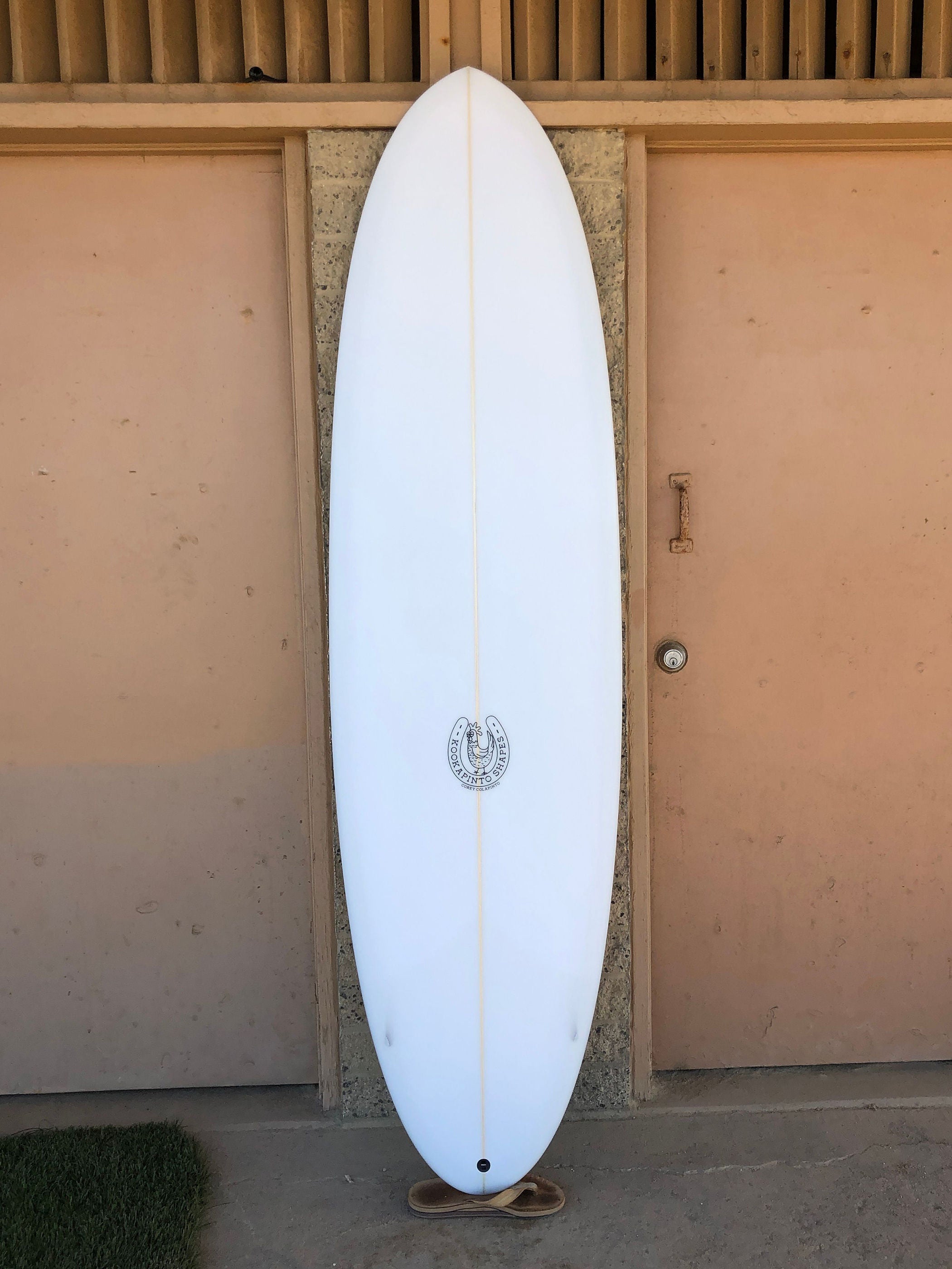 Kookapinto Shapes | 7'0" Thin Twin Clear Surfboard - SurfBored