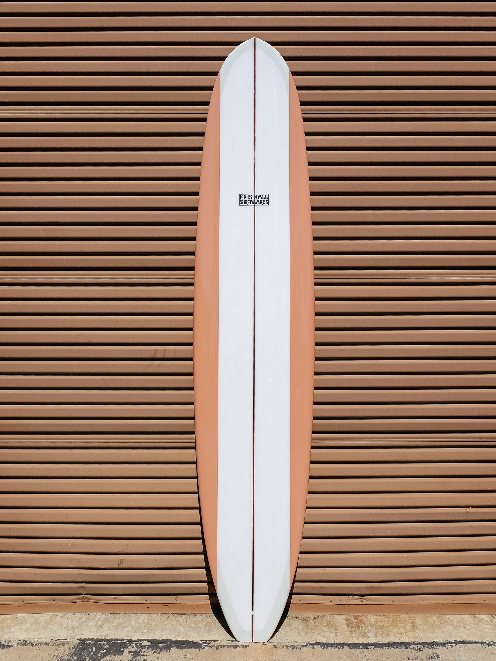 Kris Hall | 9’4” Model-O Dusty Rose Panels Longboard - SurfBored