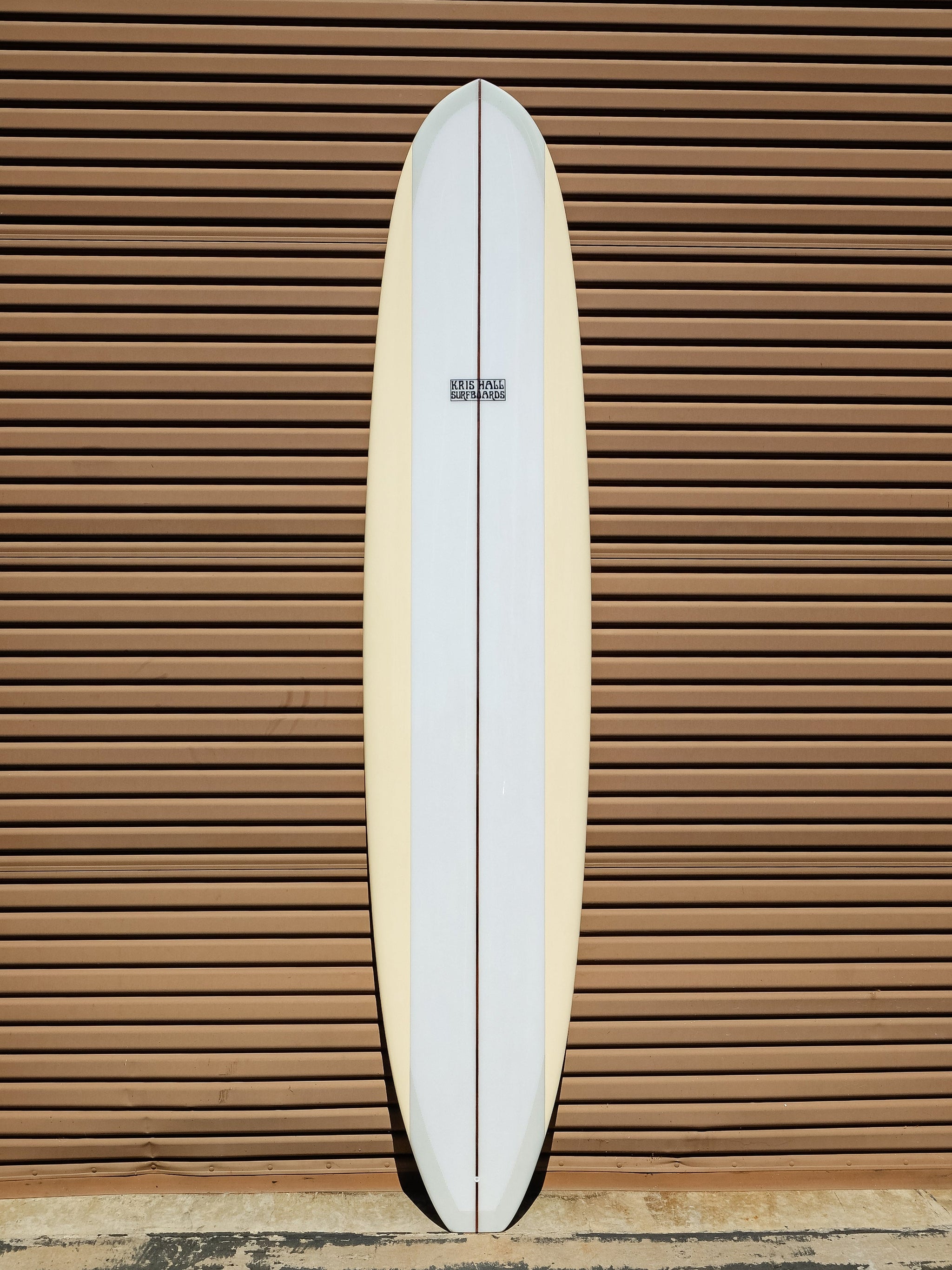 Kris Hall | 9’6” Model-O Butterscotch Panels Longboard - SurfBored
