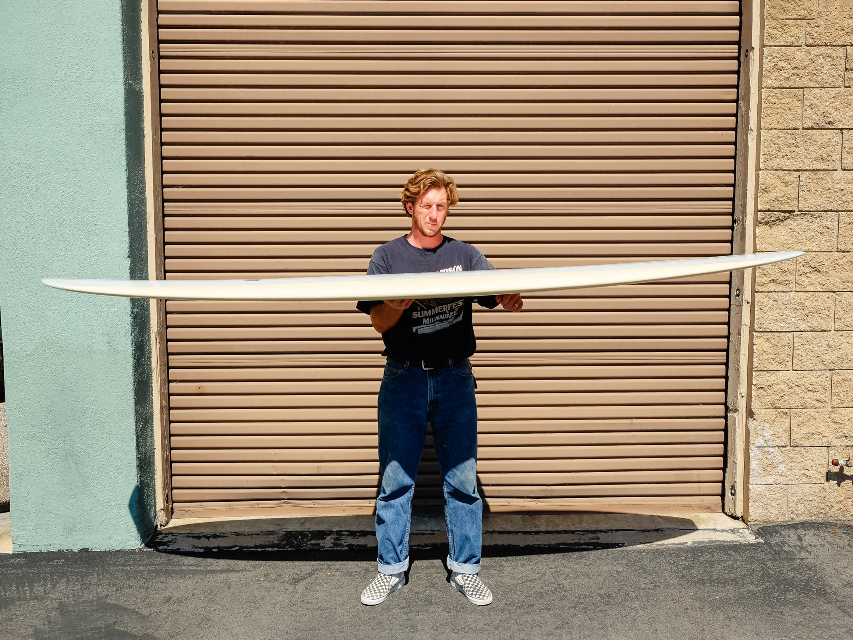 Kris Hall | 9’6” Model-O Butterscotch Panels Longboard - SurfBored