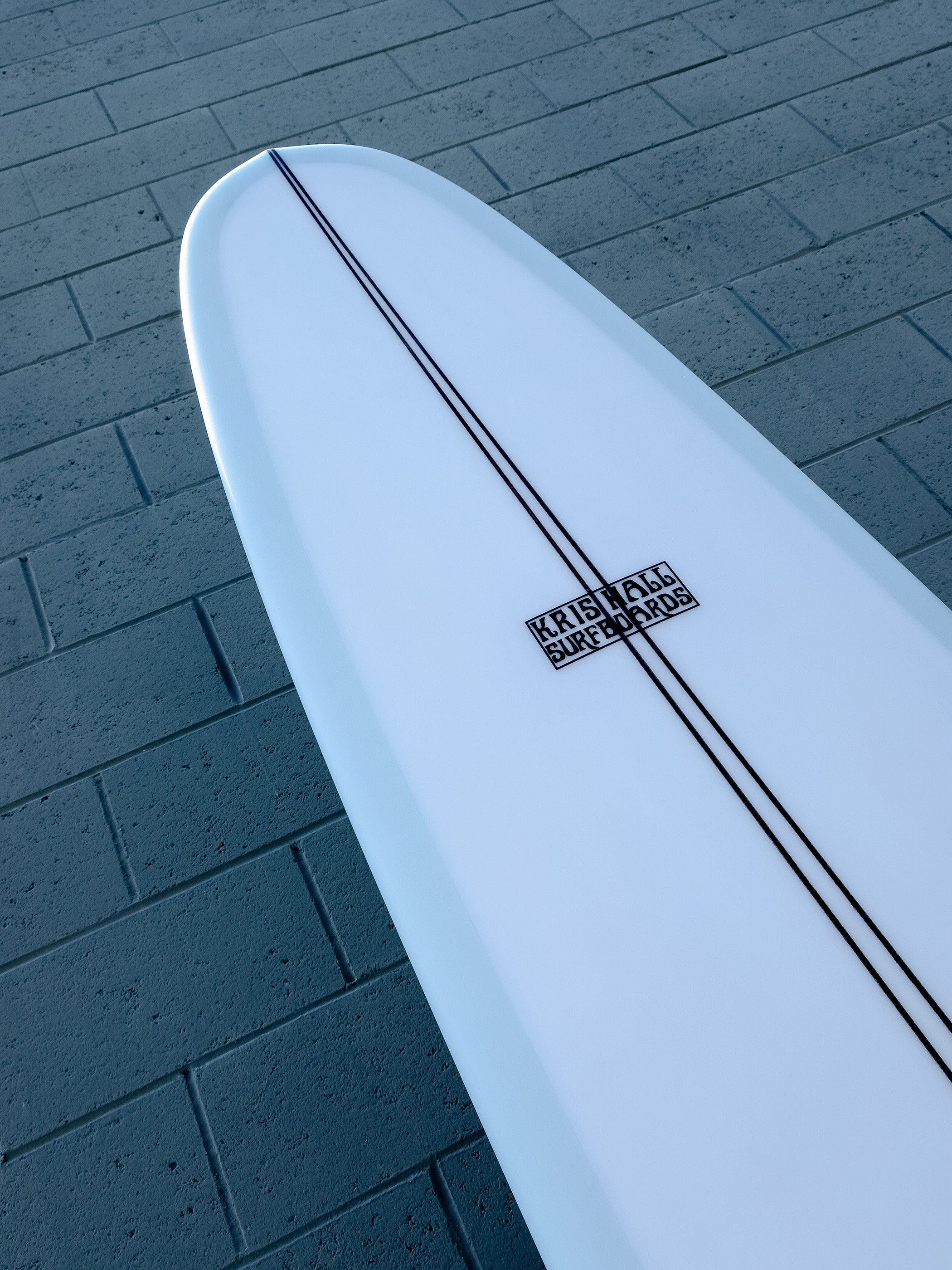 Kris Hall | Daily Cup 9’6" Arctic Blue Yater Stringer Longboard