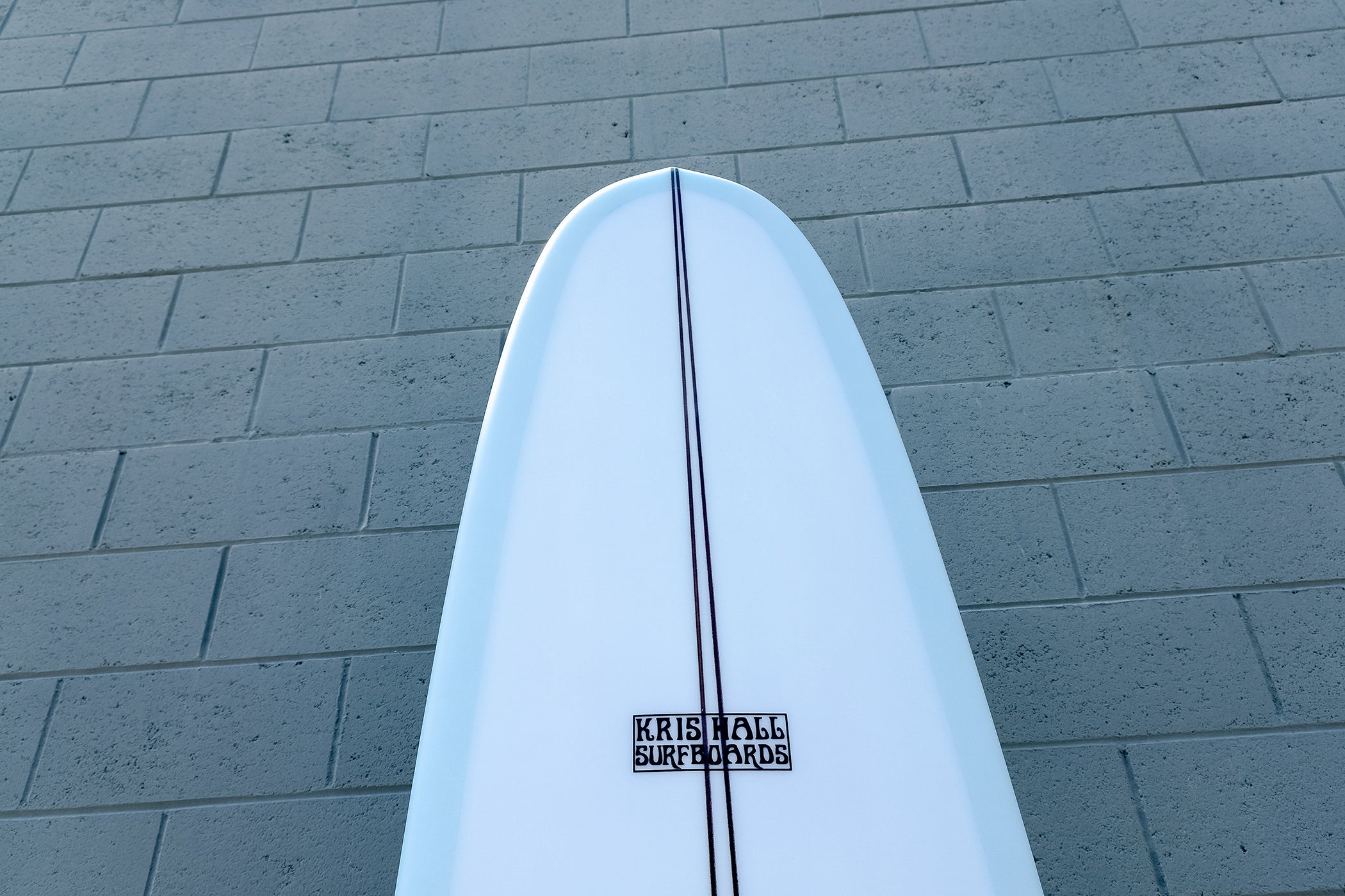 Kris Hall | Daily Cup 9’6" Arctic Blue Yater Stringer Longboard