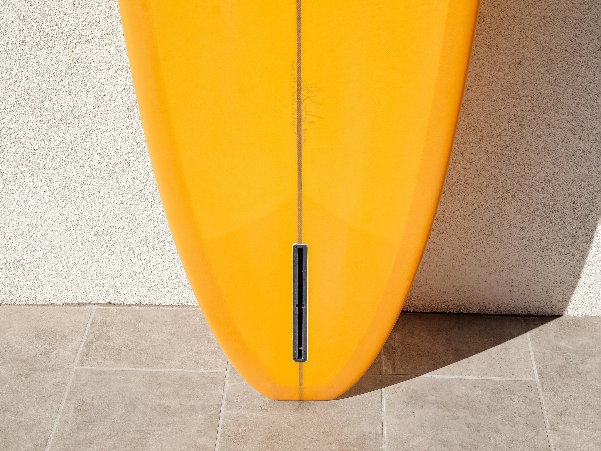 Kris Hall | Haircut 9’7” Coral Peach Single Fin Longboard