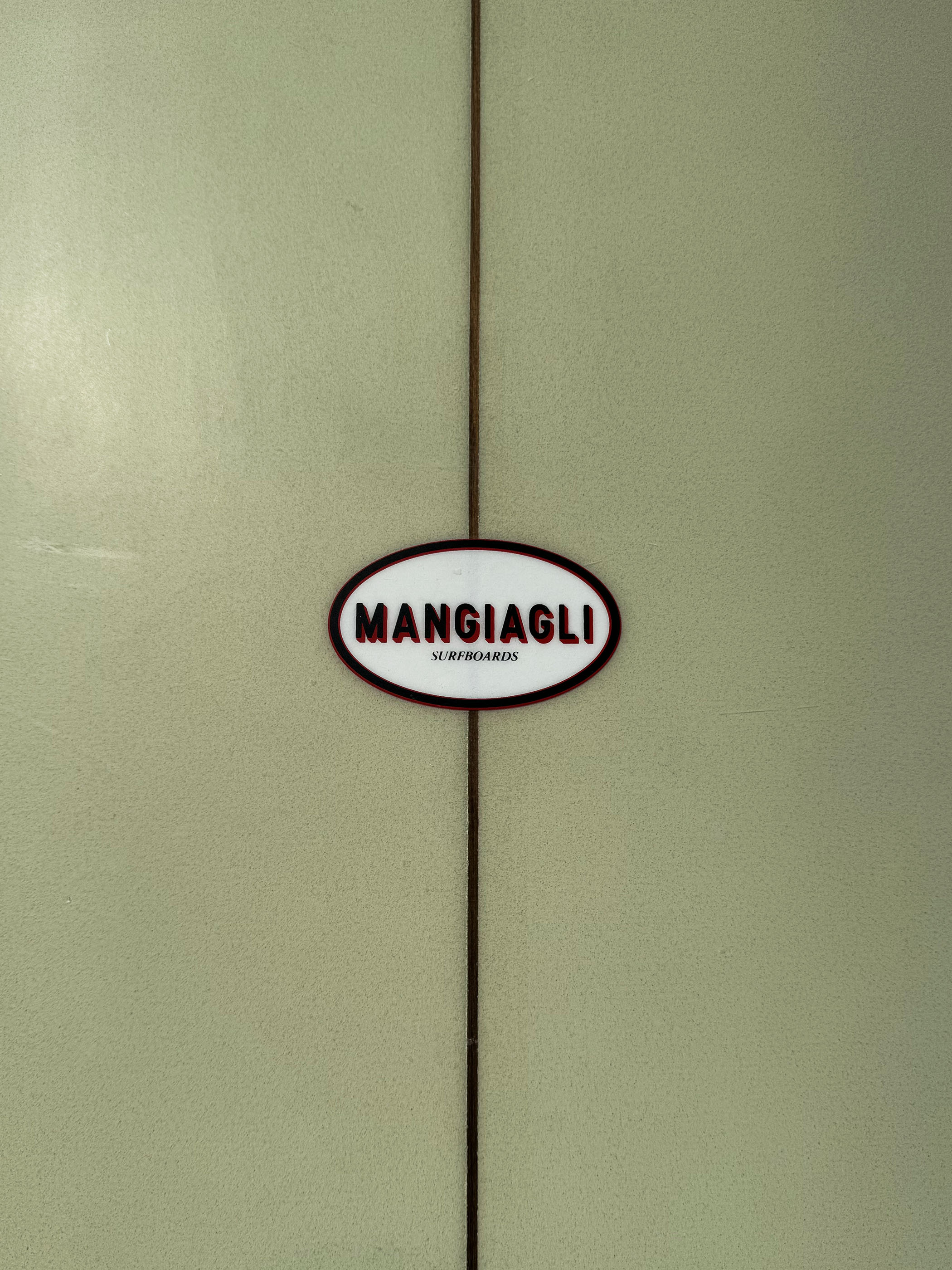 Mangiagli Surfboards | 5'10" M1 Twin Fish Red Tan Surfboard