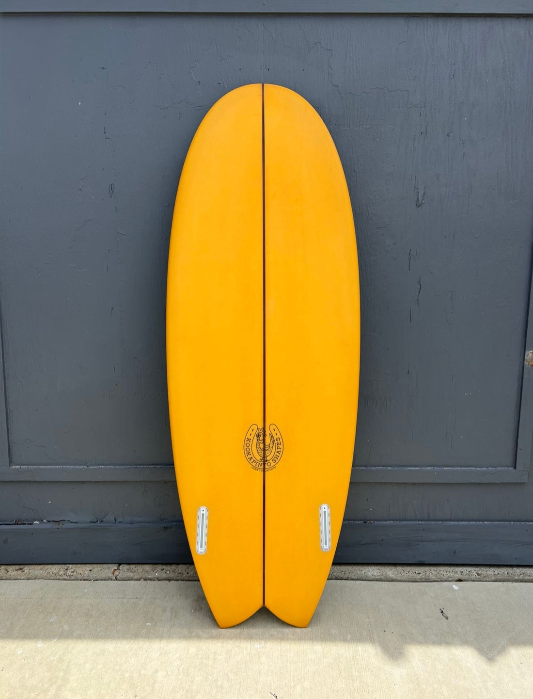 5'6" Thick Twin Fish - Orange
