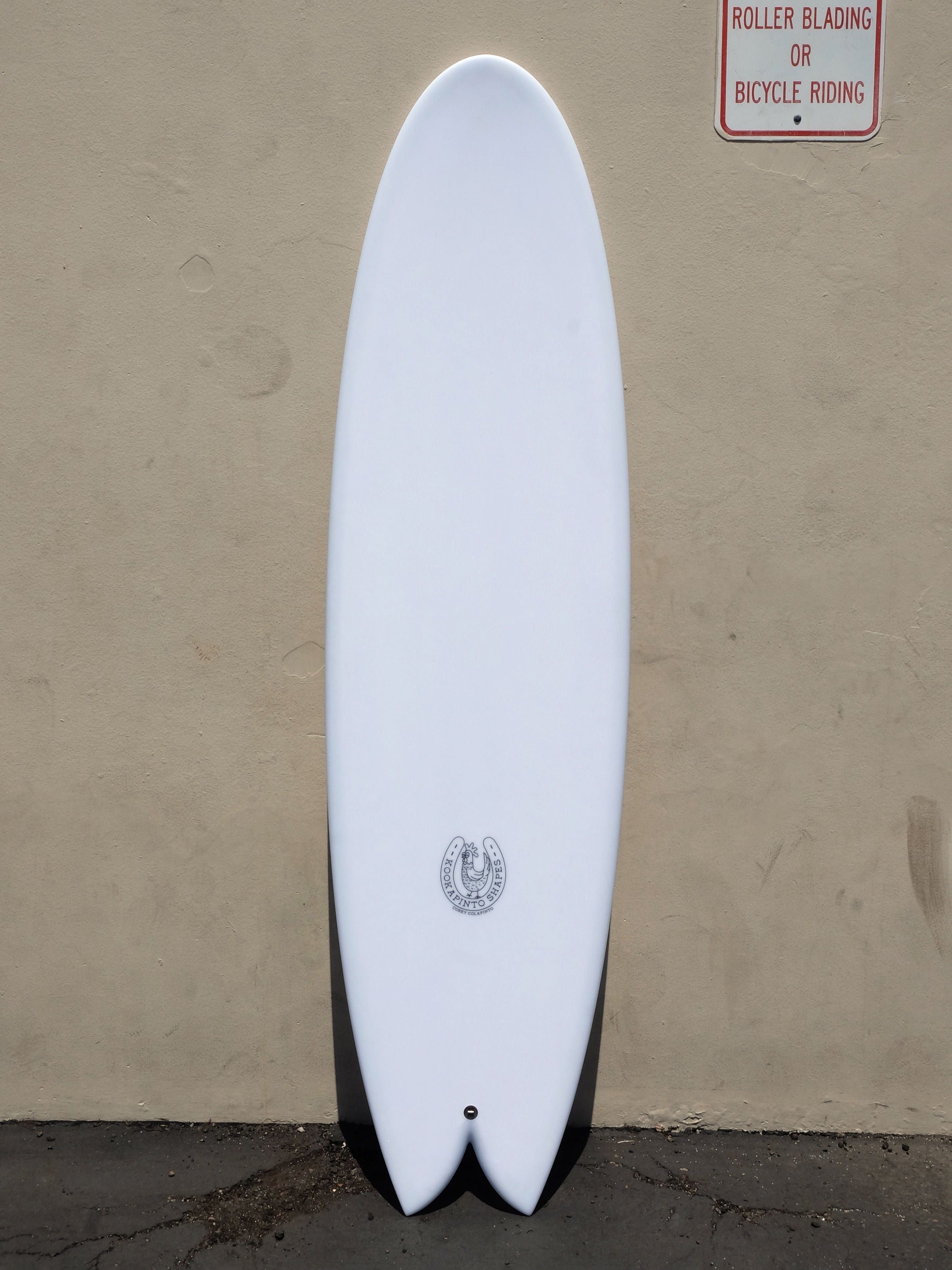 Kookapinto Shapes | 6'10" Thick Twin Fish / Epoxy Stringerless Surfboard
