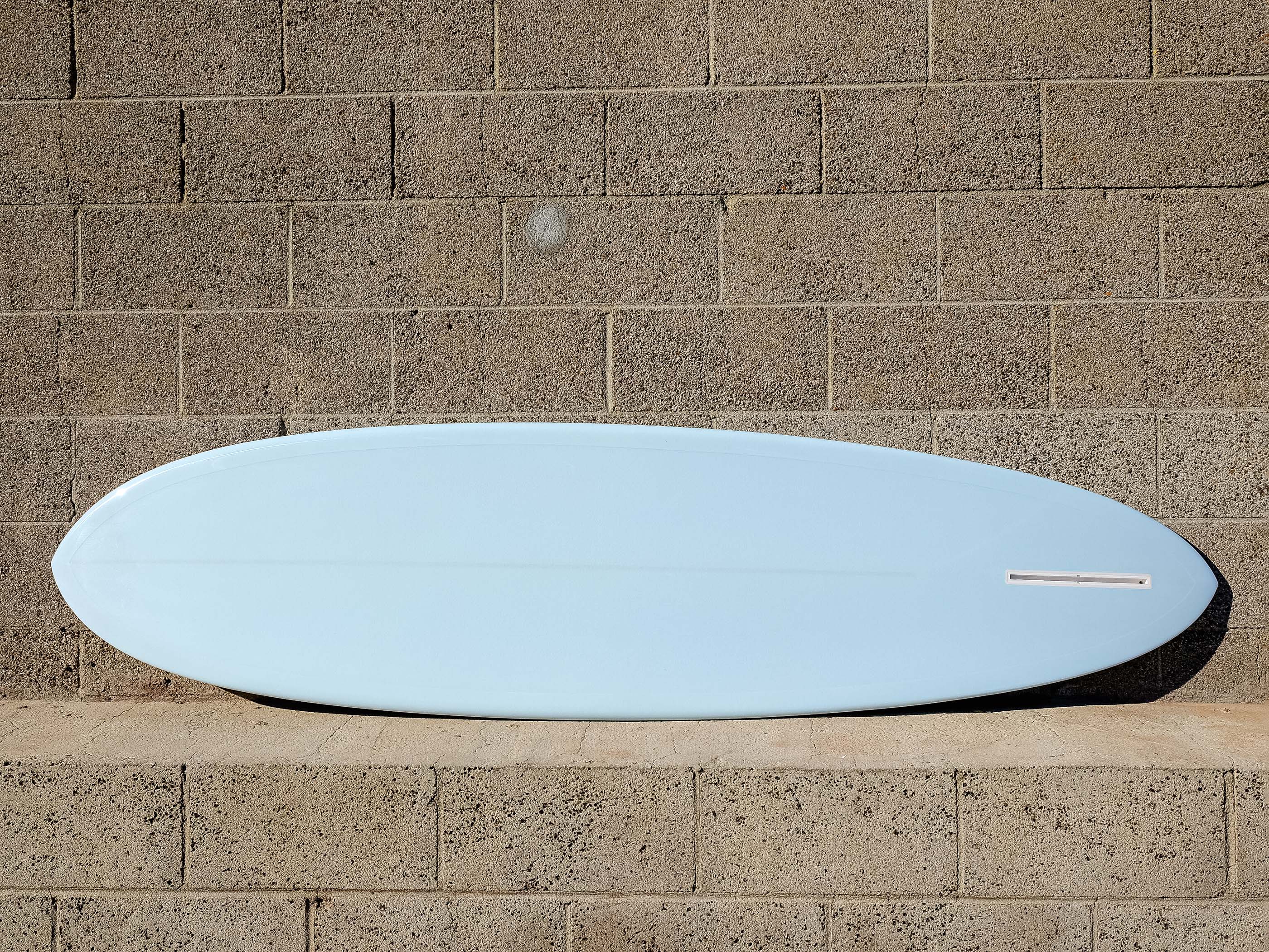 Mangiagli Surfboards | 7'2" M4 Mid Pin Blue Single Fin Surfboard