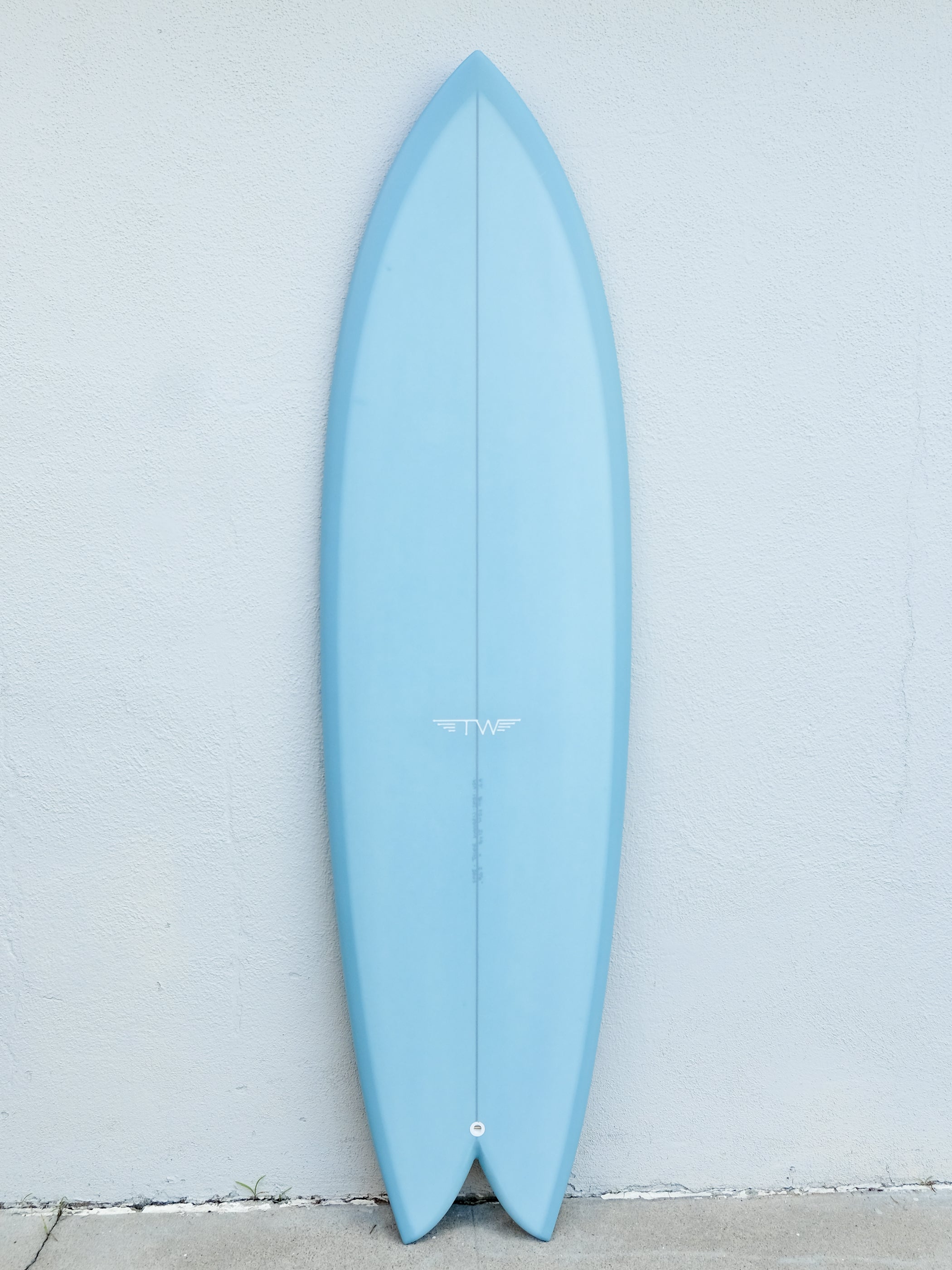 Tyler Warren | Dream Fish Long 6’8” Sky Twin Fin Surfboard