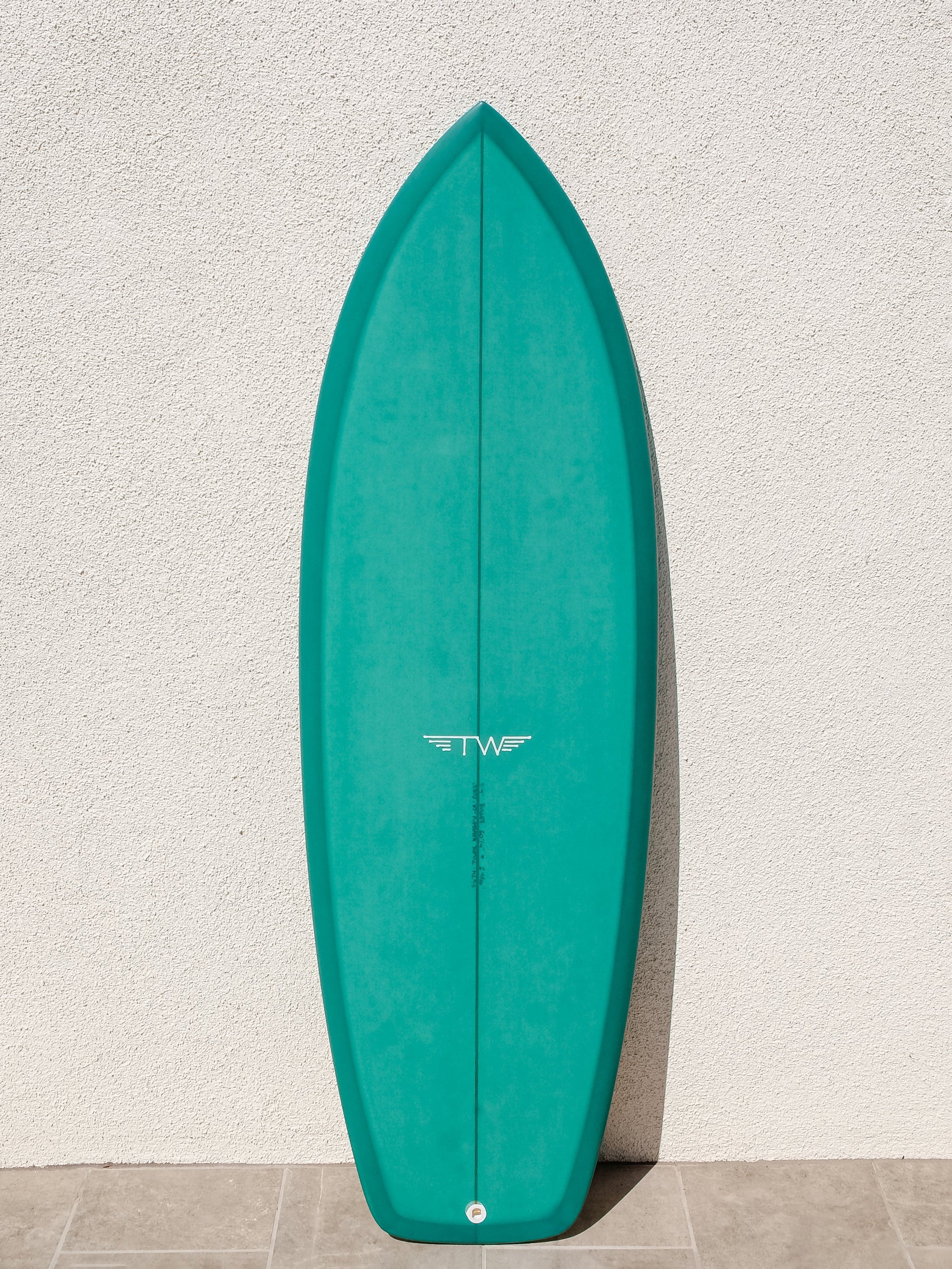 Tyler Warren | Bullet 5’4” Teal Surfboard - SurfBored