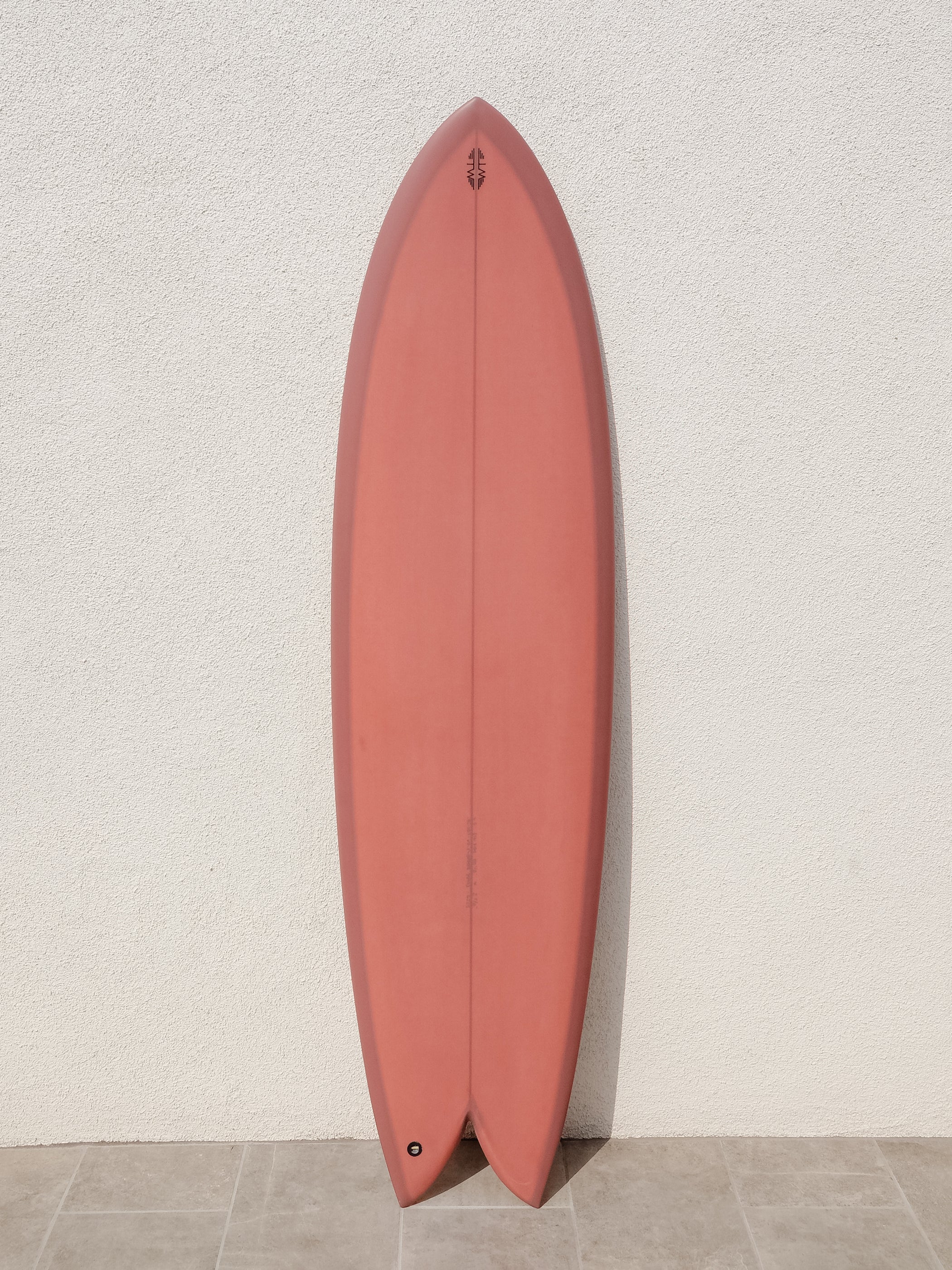 Tyler Warren | Dream Fish Quad 6'5” Mauve Surfboard - SurfBored